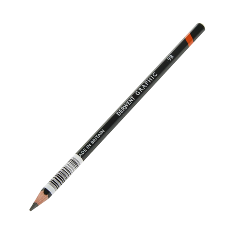 Карандаш чернографитный Derwent Graphic 9b шестигранный купить на